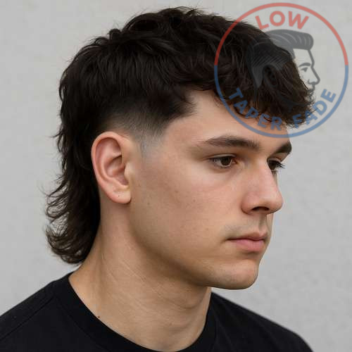 Modern Mullet With Low Taper Fade, Easy and Stylish - LOW TAPER FADE