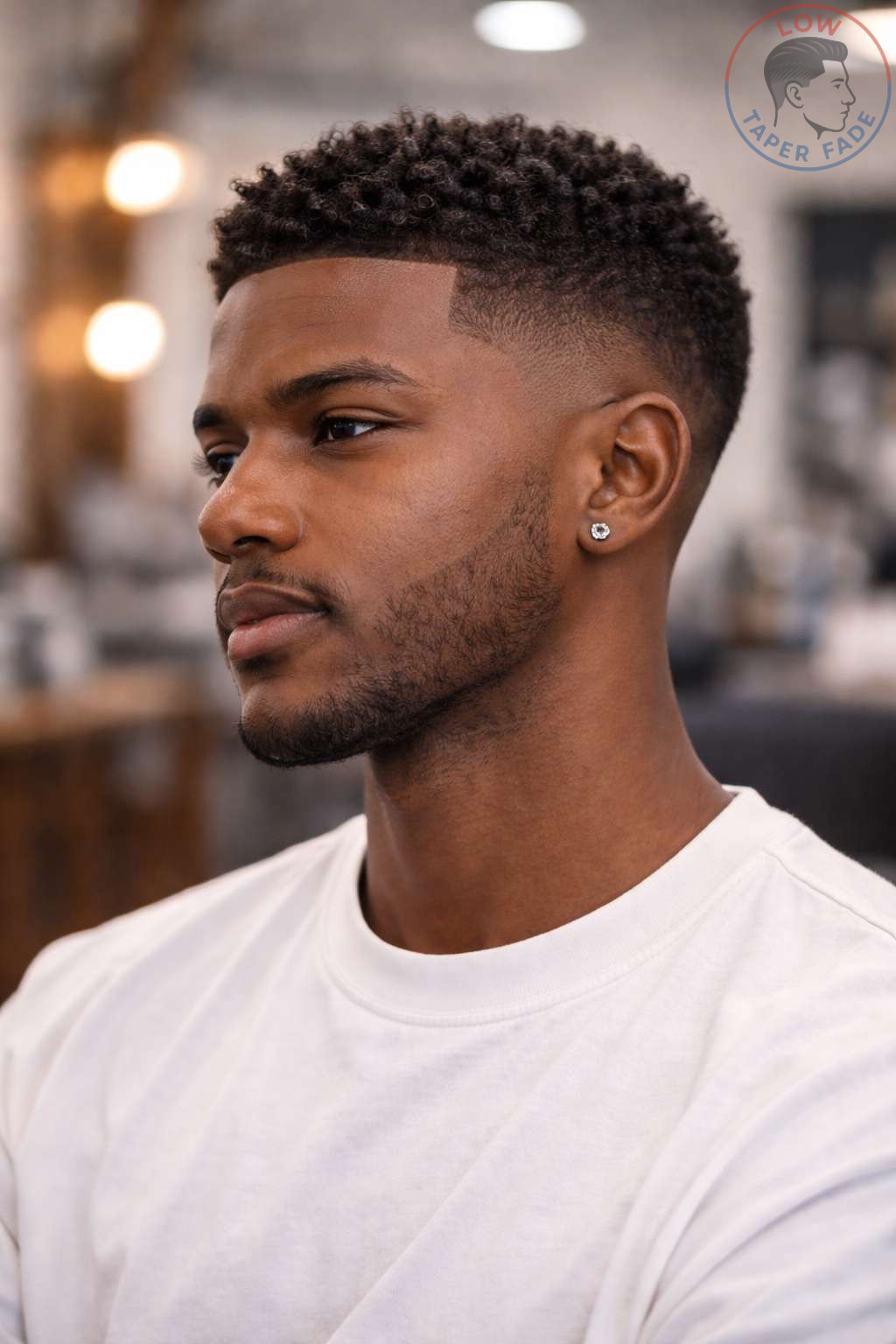 Taper Low Fade Haircut Black Man – Simple Style Guide - LOW TAPER FADE